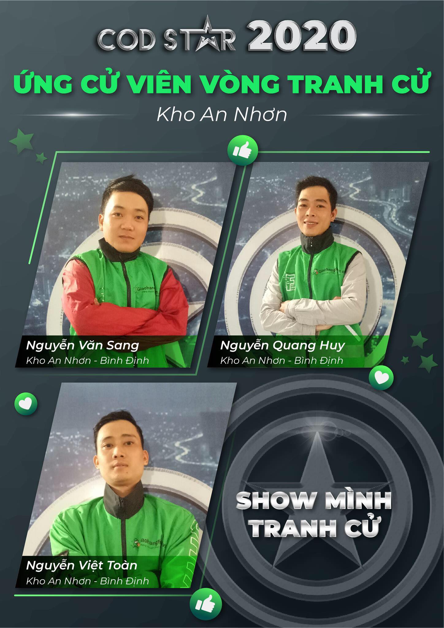 ☀️[COD Star 2020 - Vòng tranh cử] CÔNG BỐ ỨNG CỬ VIÊN VÀO VÒNG 2 - KHU ...